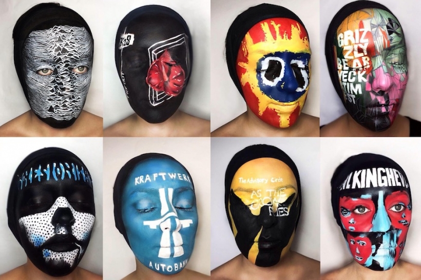 Natalie Sharp is a Makeup Artist That Face Paints Awesome Album Covers ...